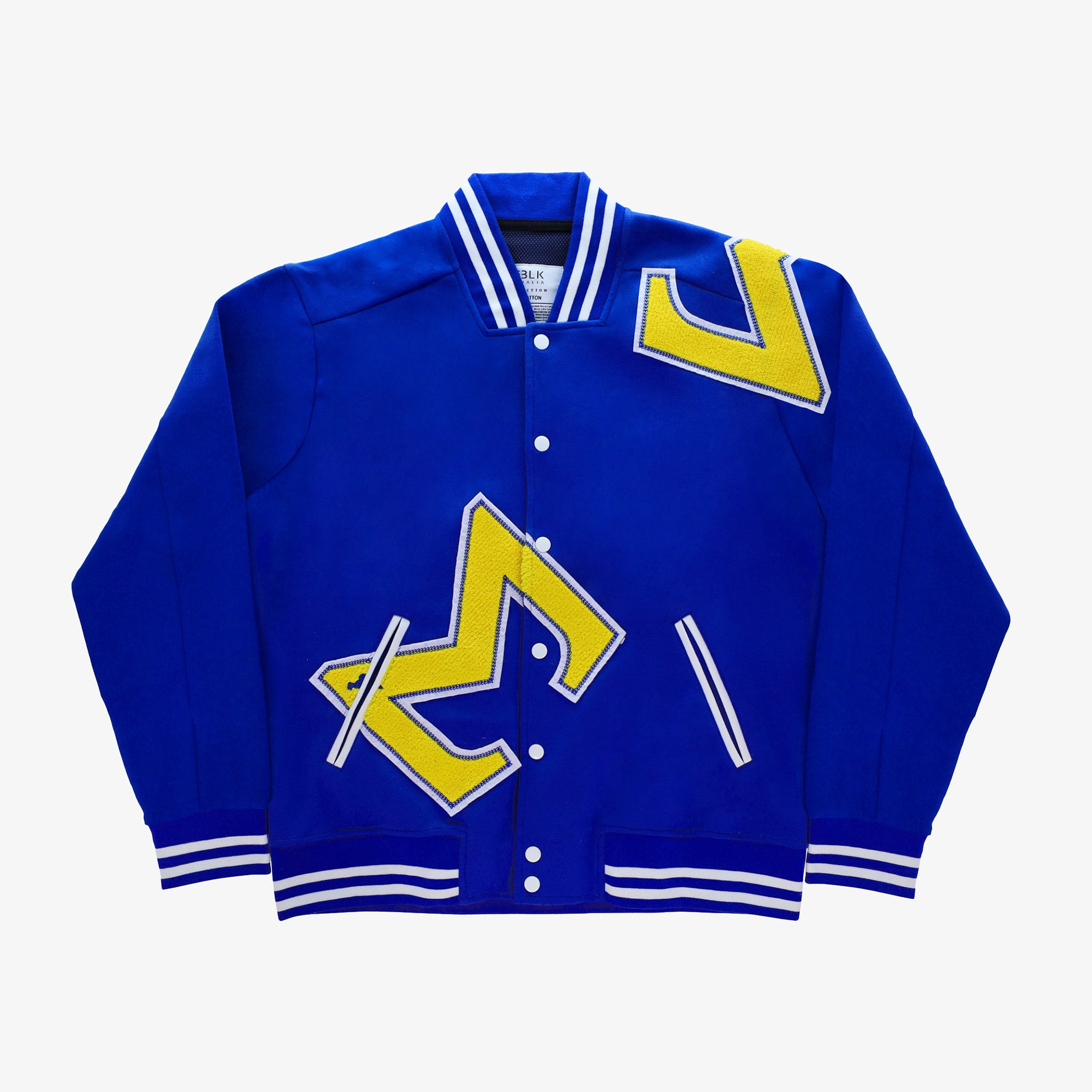 Men's Black Cotton Varsity Jacket – Tenets