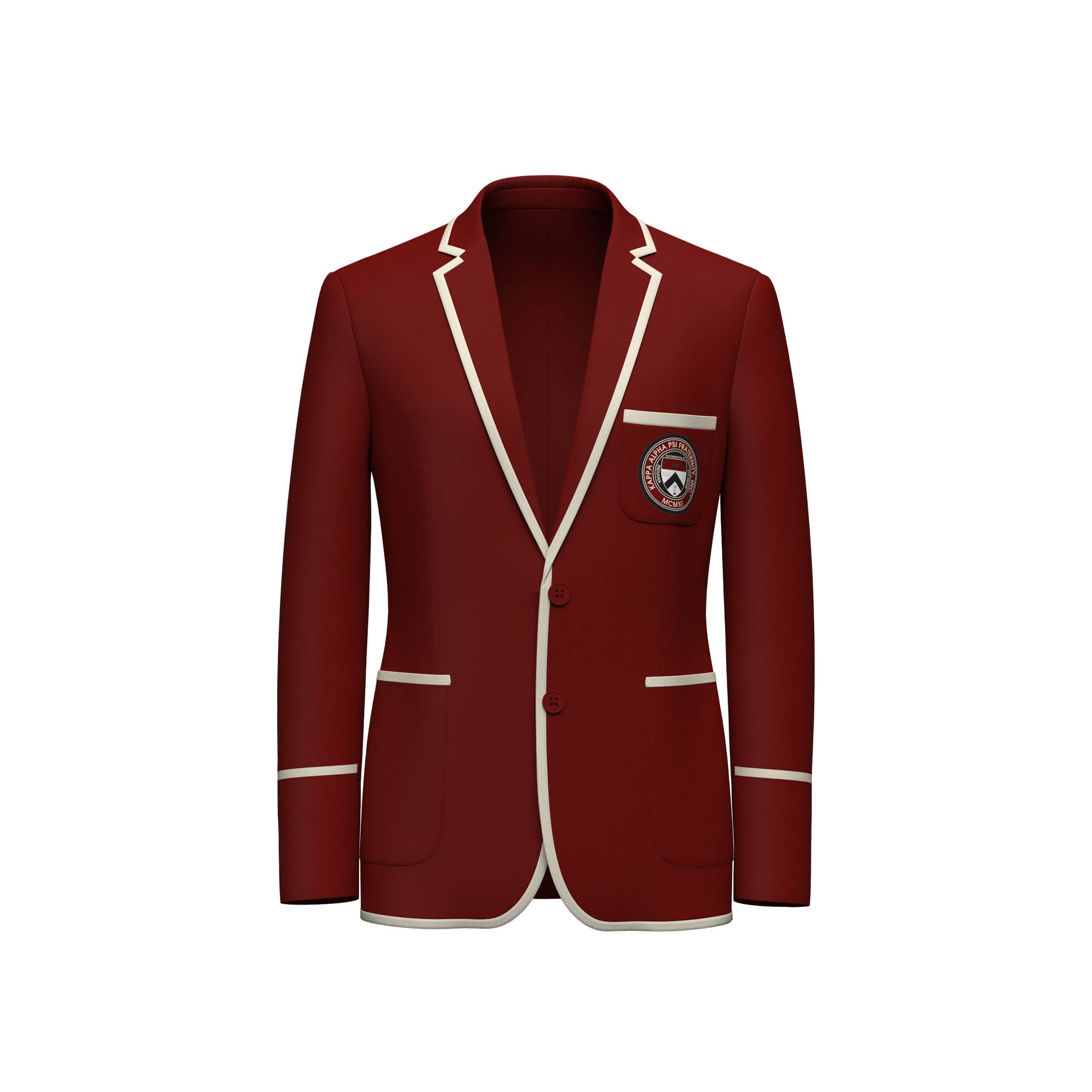 Kappa Crimson & Cream Rowing Blazer (Made to Measure 4-6 week) – Tenets
