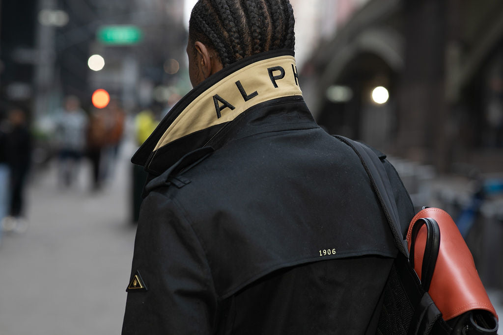 Alpha Black Trench Coat- PREORDER – Tenets