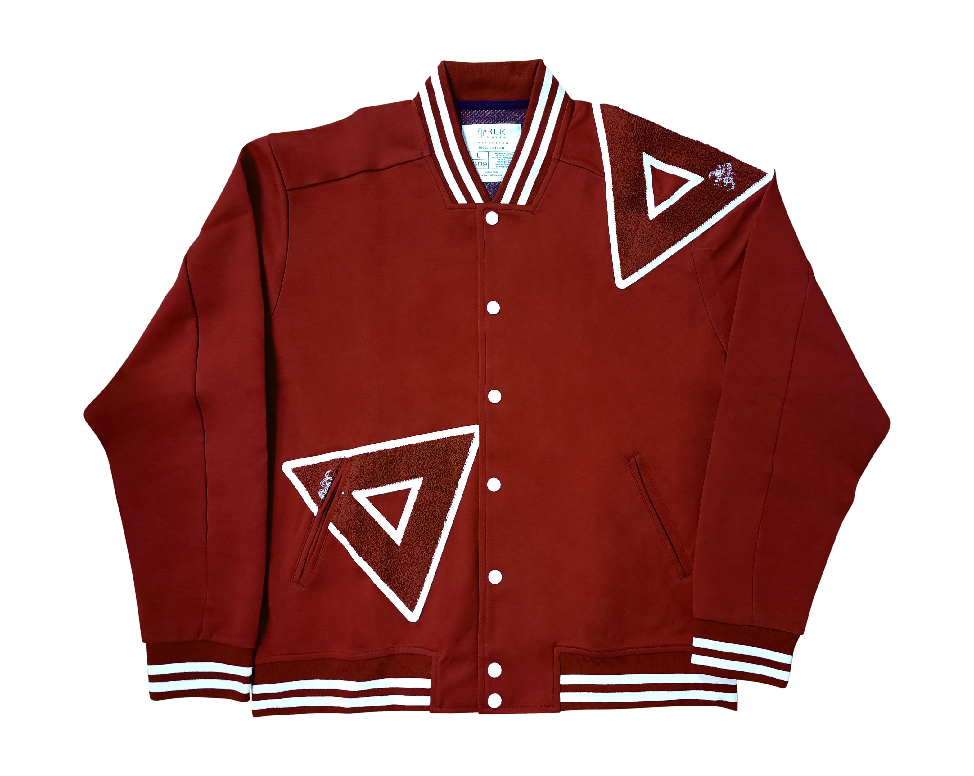 Red Varsity Jacket | Fleece Varsity Jacket | Tenets